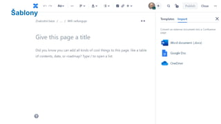 Confluence cloud knowledge base | PPTX