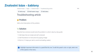 Confluence cloud knowledge base | PPTX