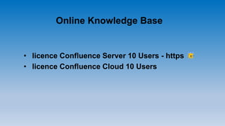 Intranet pomocí Confluence vs. online Knowledge Base | PPT
