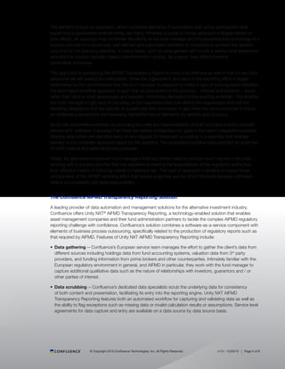 Confluence whitepaper-aifmd-transparency-reporting | PDF