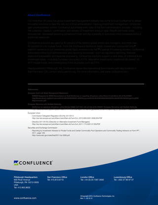 Confluence whitepaper-aifmd-transparency-reporting | PDF