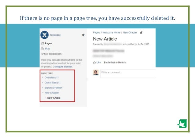 Atlassian Confluence How To Delete A Page