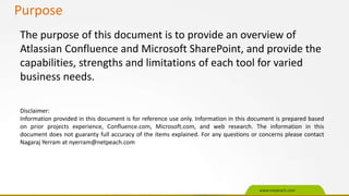 Confluence vs sharepoint compared | PPT