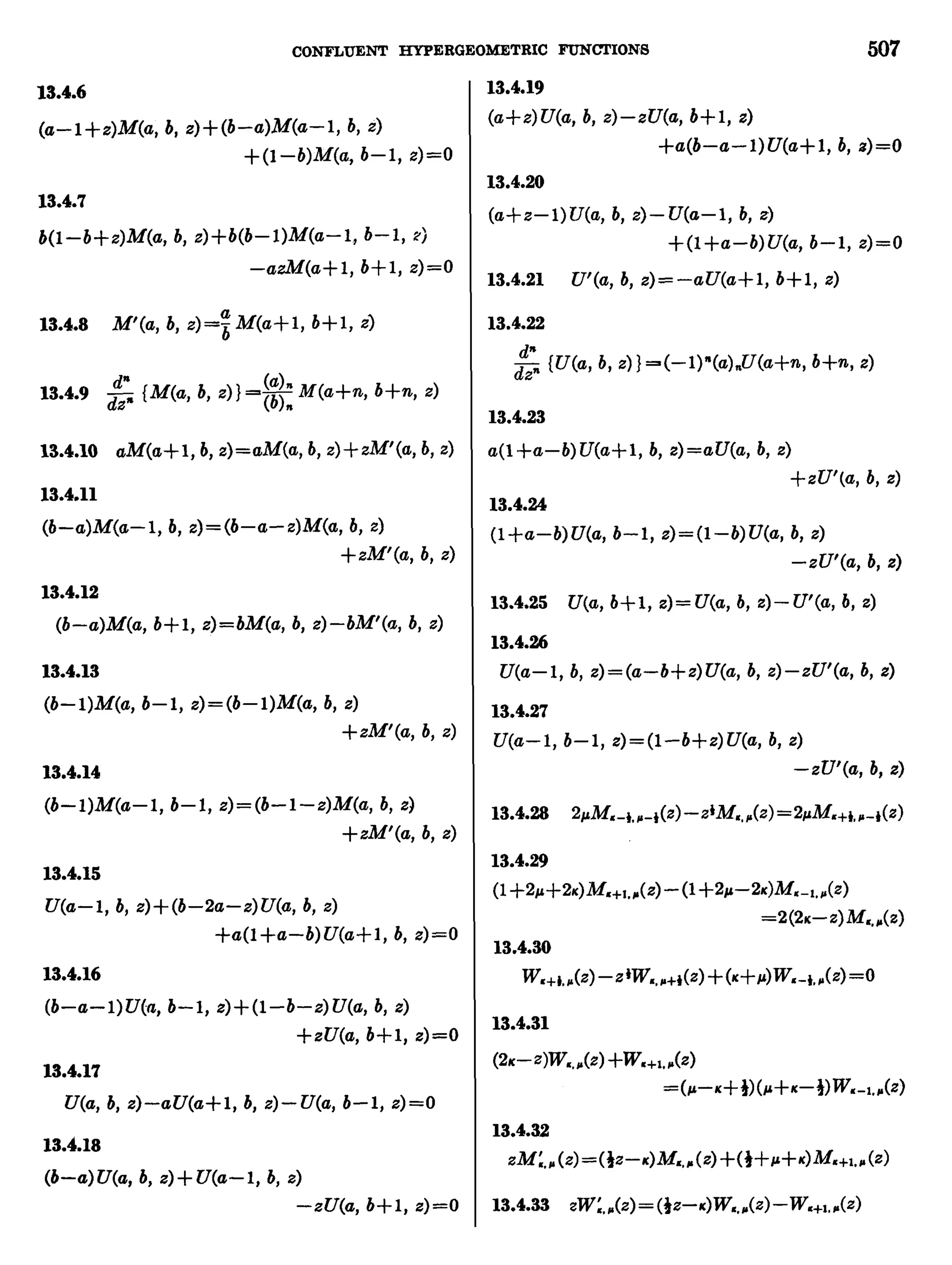 Confluent hypergeometricfunctions | PDF | Physics | Science