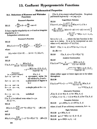 Confluent hypergeometricfunctions | PDF | Physics | Science