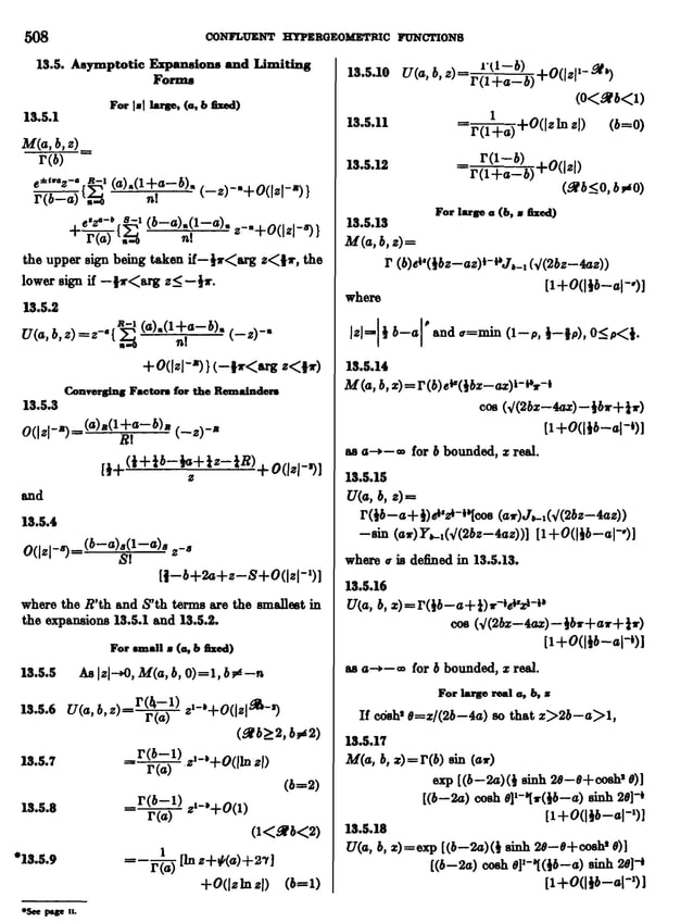 Confluent hypergeometricfunctions | PDF | Physics | Science