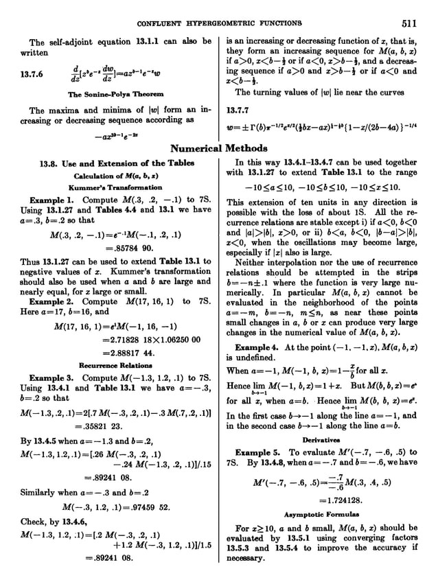 Confluent hypergeometricfunctions | PDF