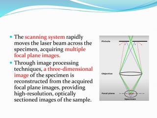 Confocal microscope ppt and their working mechanism | PPTX