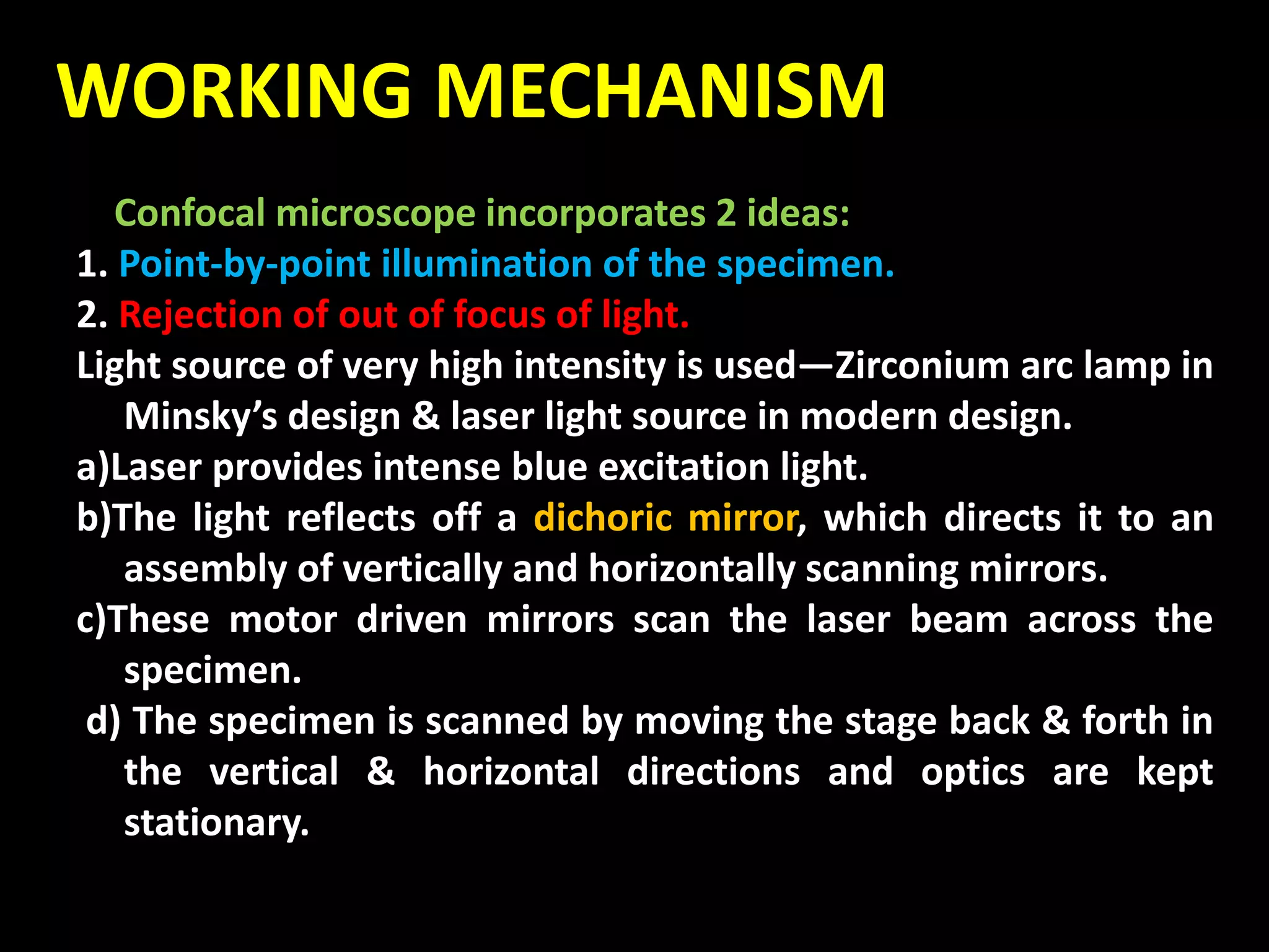 Confocal microscope presentation pt | PPTX