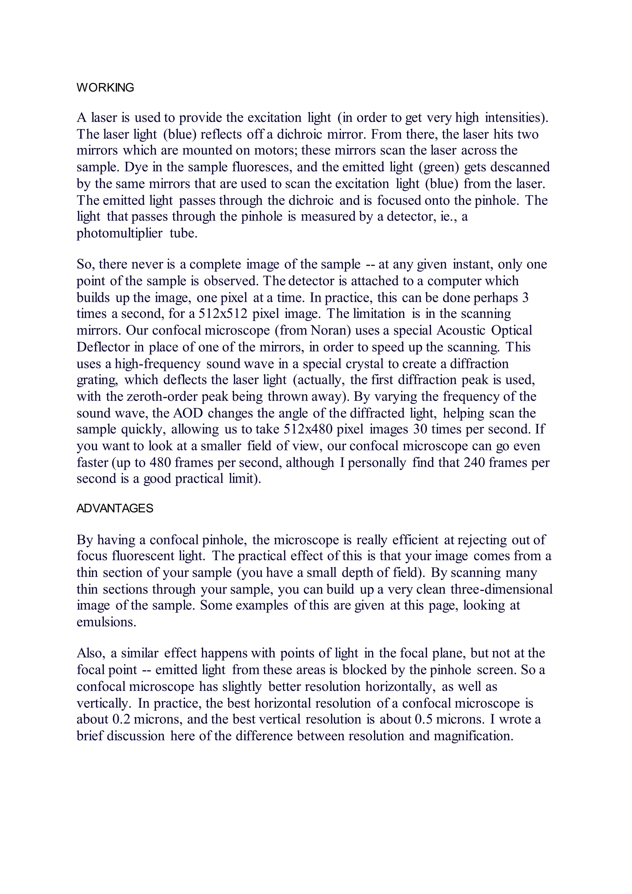 Confocal microscopy | DOCX