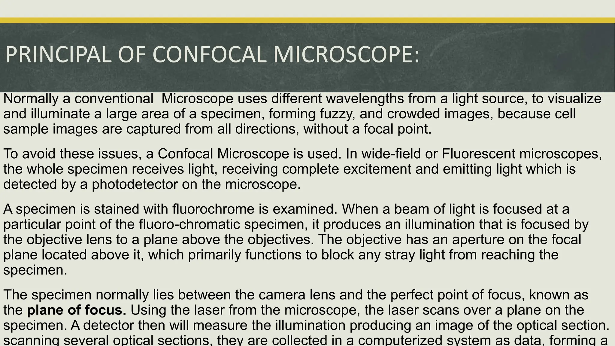 Confocal Microscopy.pptx MSC BIOTECHNOLOGY | PPTX