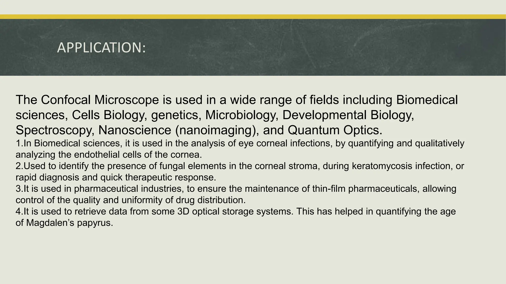 Confocal Microscopy.pptx MSC BIOTECHNOLOGY | PPT