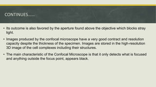 Confocal Microscopy.pptx MSC BIOTECHNOLOGY | PPTX