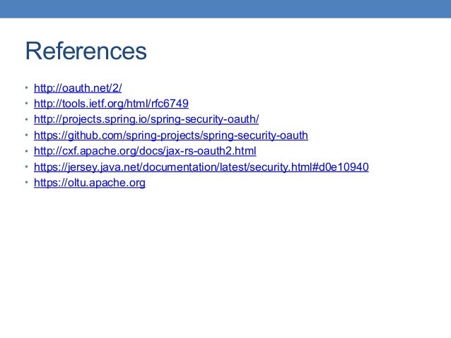 Confoo 2015 Securing Restful Resources With Oauth2