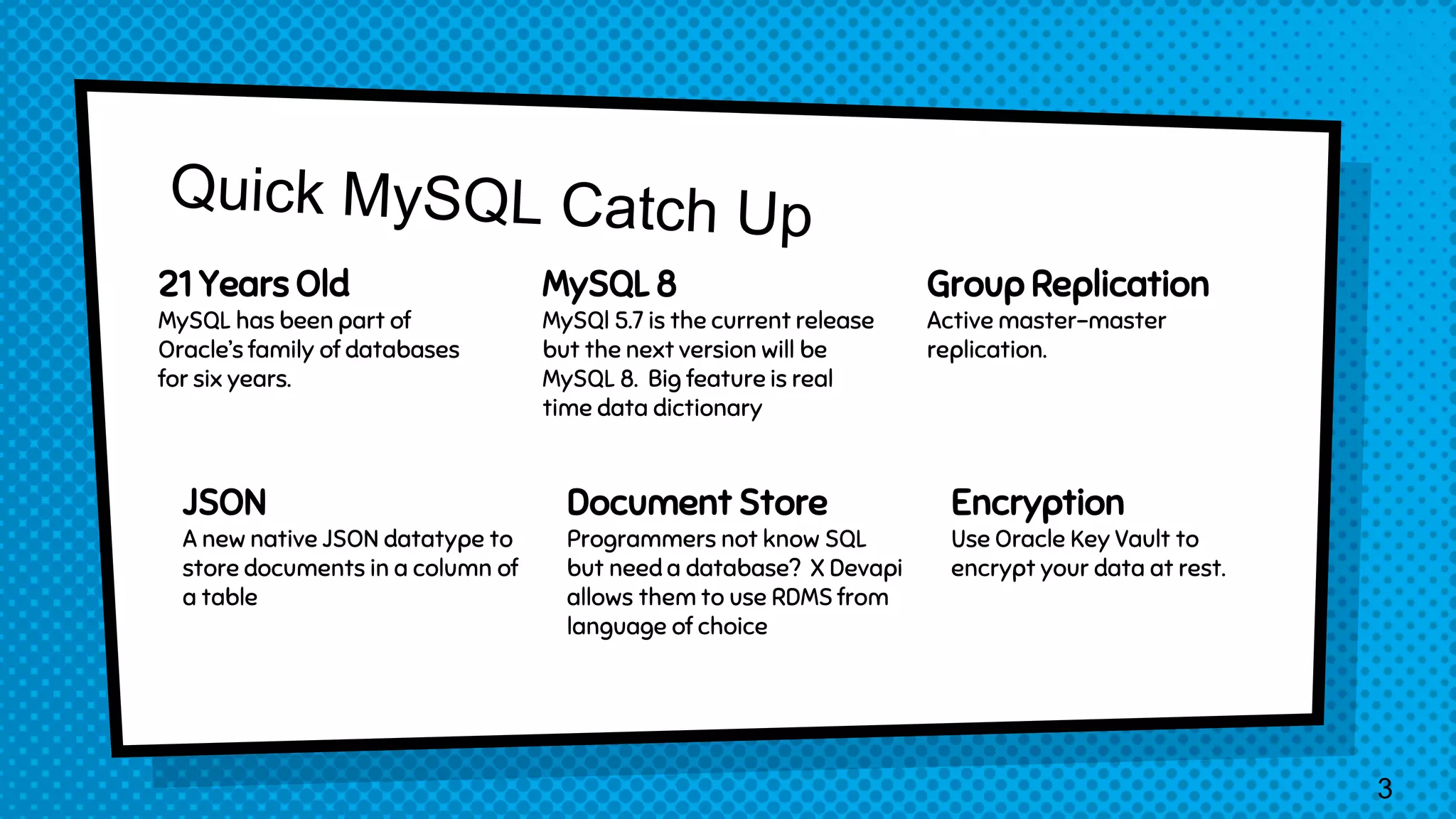 ConFoo MySQL Replication Evolution : From Simple to Group Replication | PPT