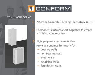 Conform for residential | PPT | Construction Industry | Industries