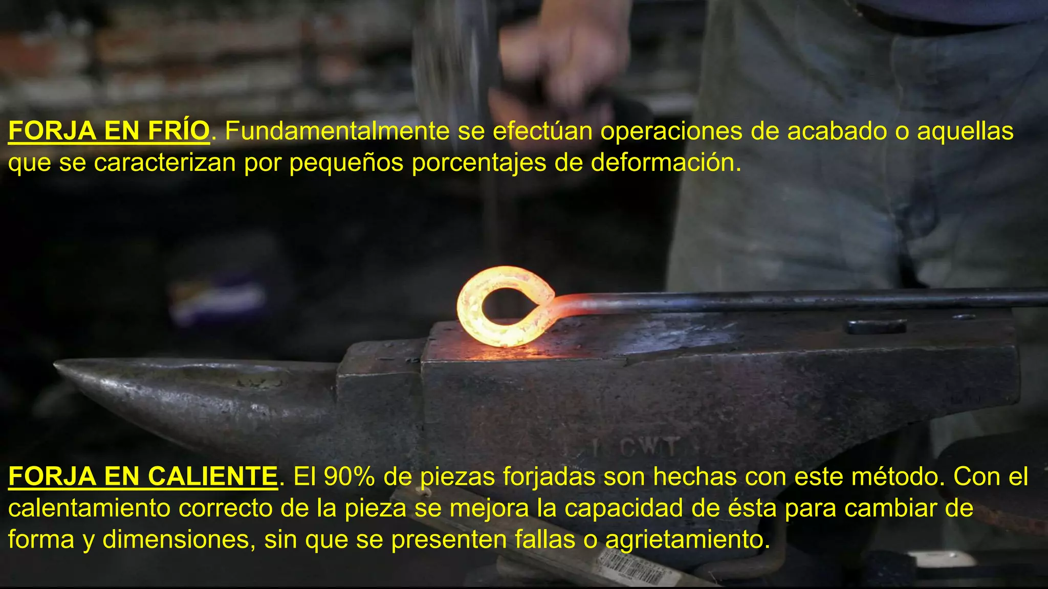 Conformacion de metales - forjado | PPT