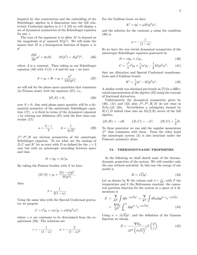 Conformal Anisotropic Mechanics And Horavas Particle | PDF