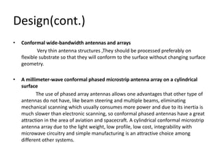 Conformal antenna | PPT