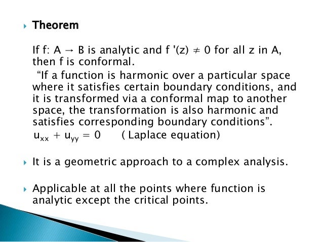 Conformal mapping Conformal mapping