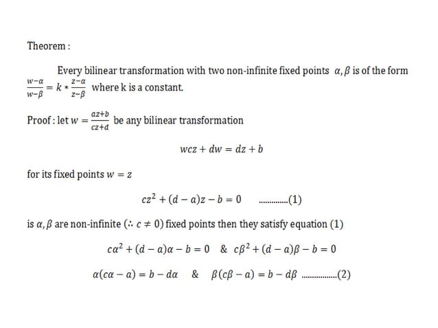 Conformal mapping | PPTX