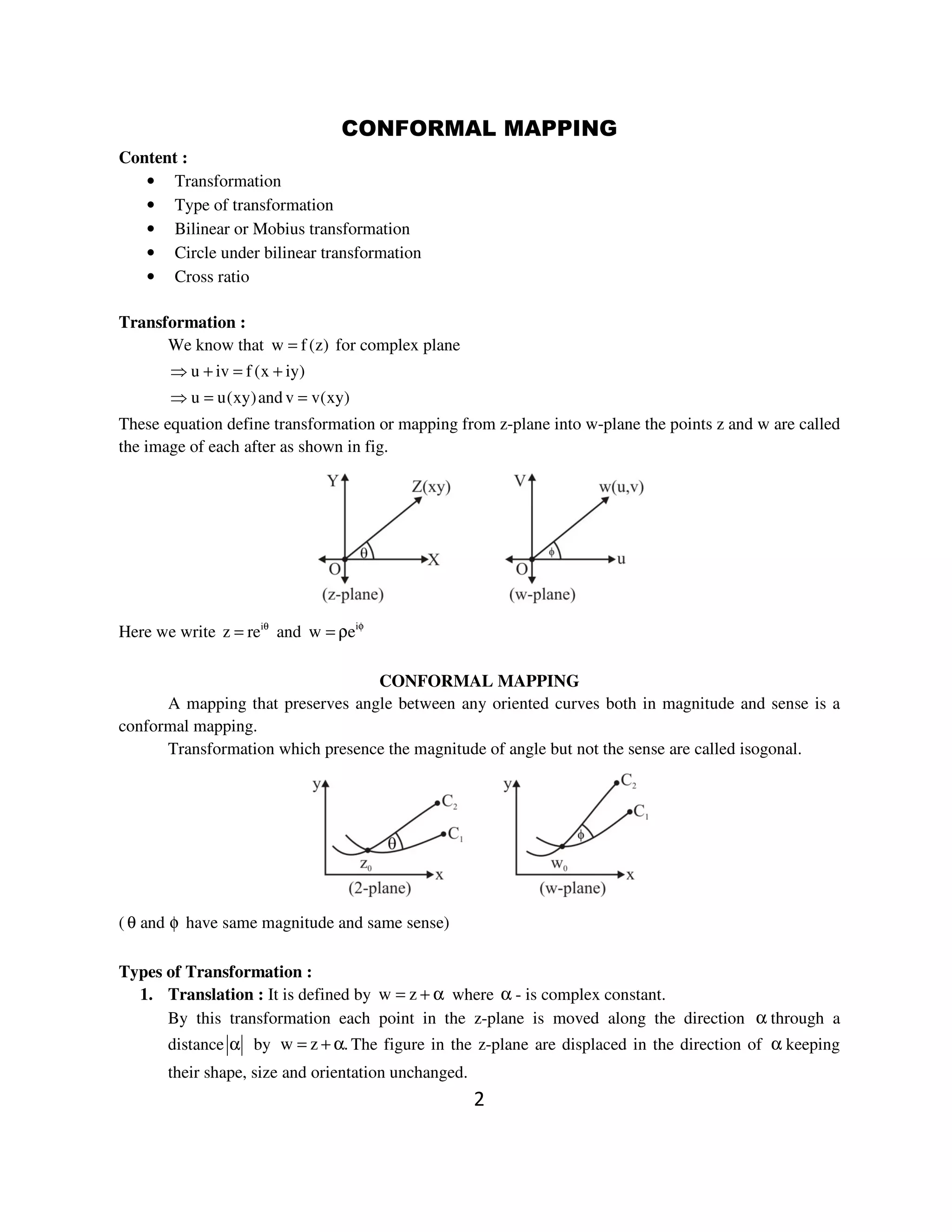 Conformal mapping | PDF