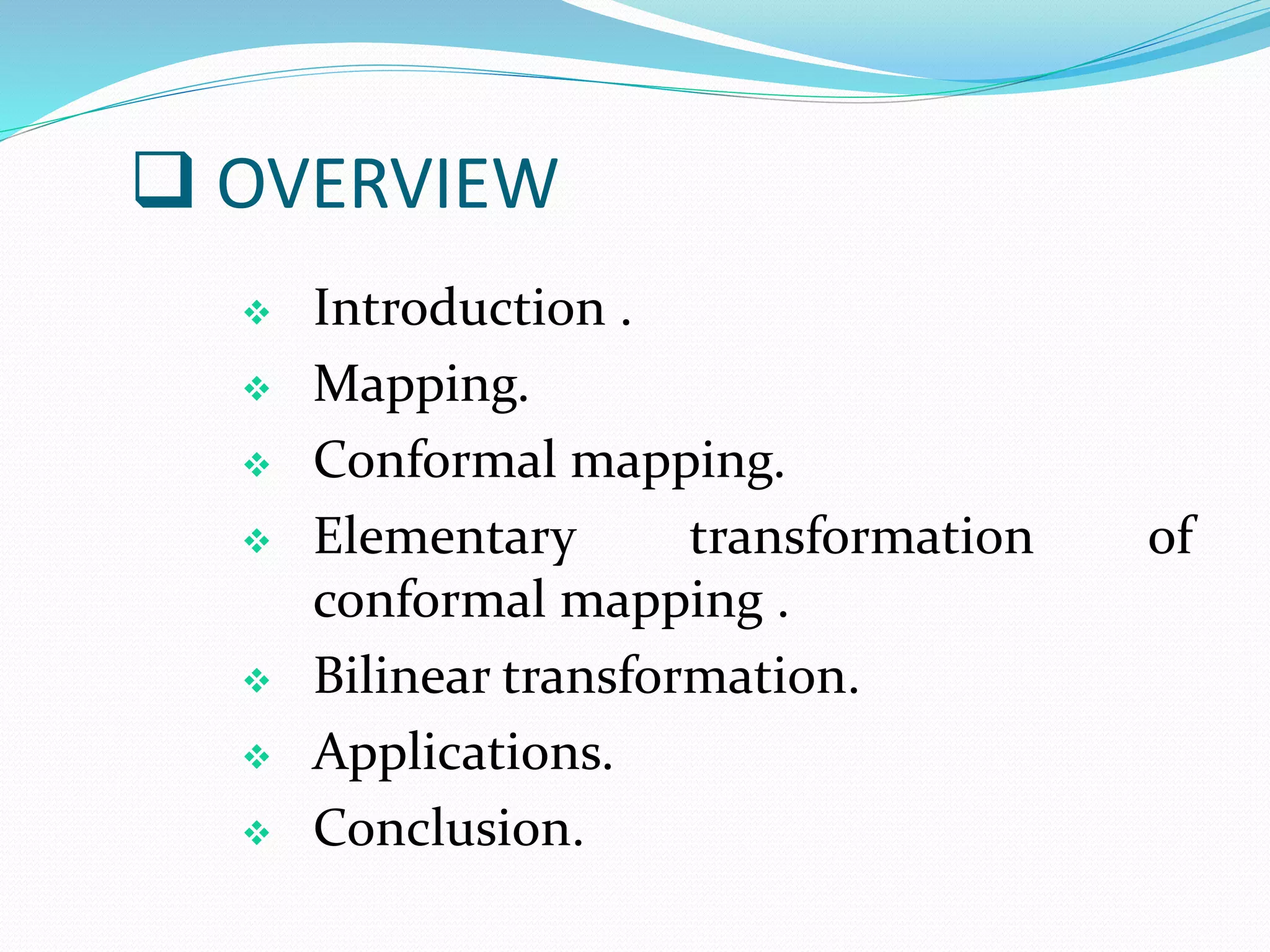 CONFORMAL MAPPING.pptx