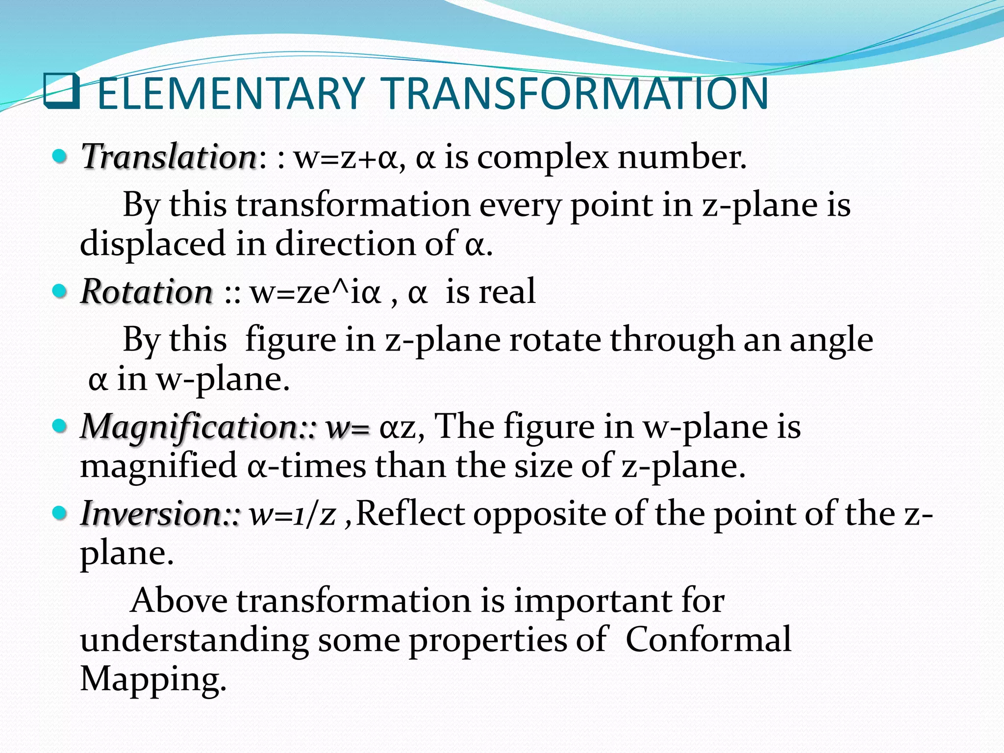 CONFORMAL MAPPING.pptx CONFORMAL MAPPING.pptx
