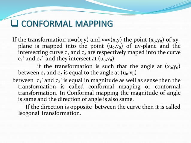 CONFORMAL MAPPING.pptx | Geography | Science