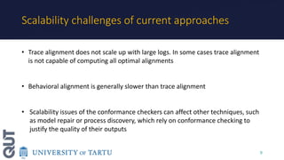 Scalable Conformance Checking of Business Processes | PPT