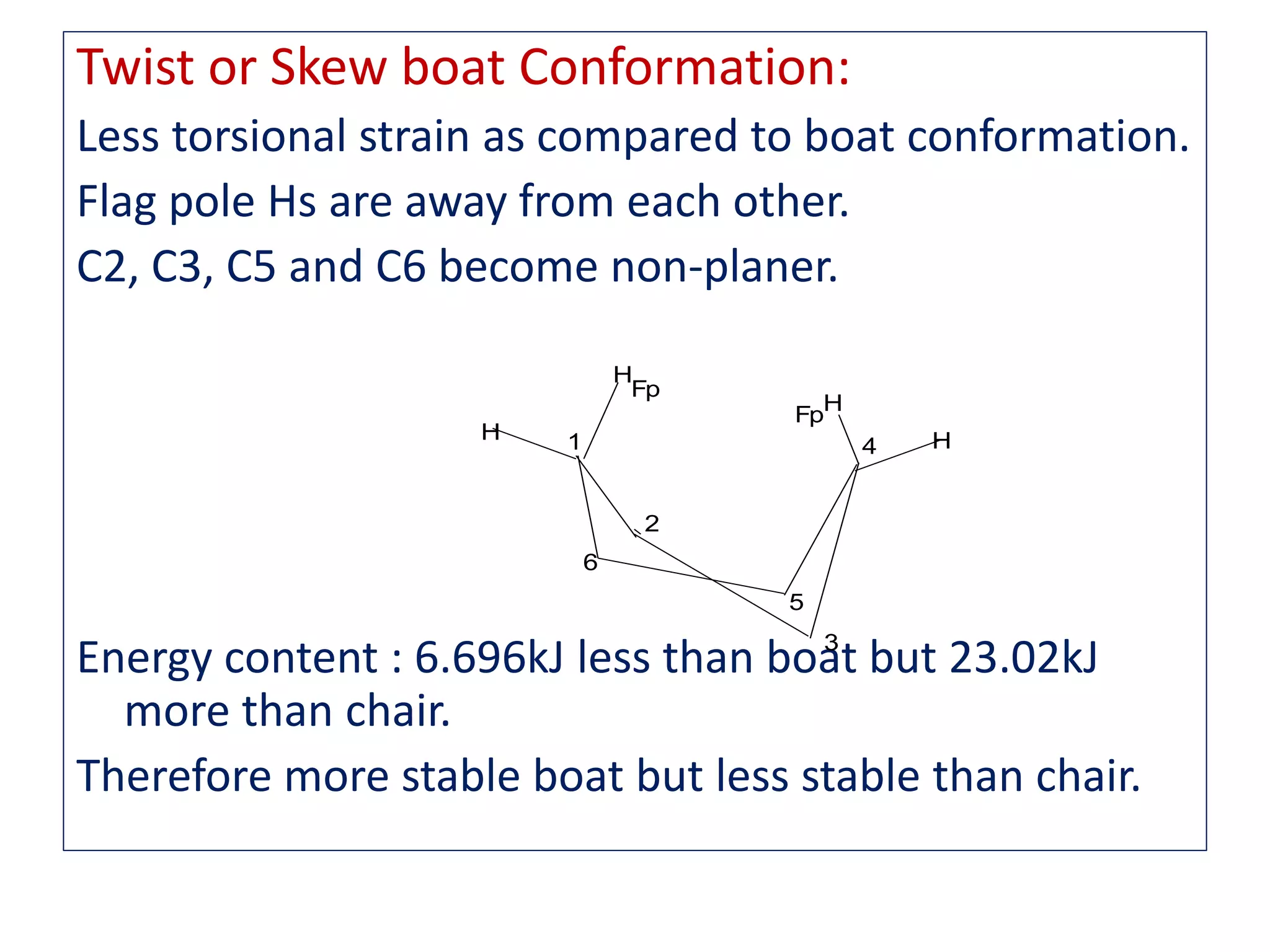 Conformational analysis of cyclohexane | PPTX