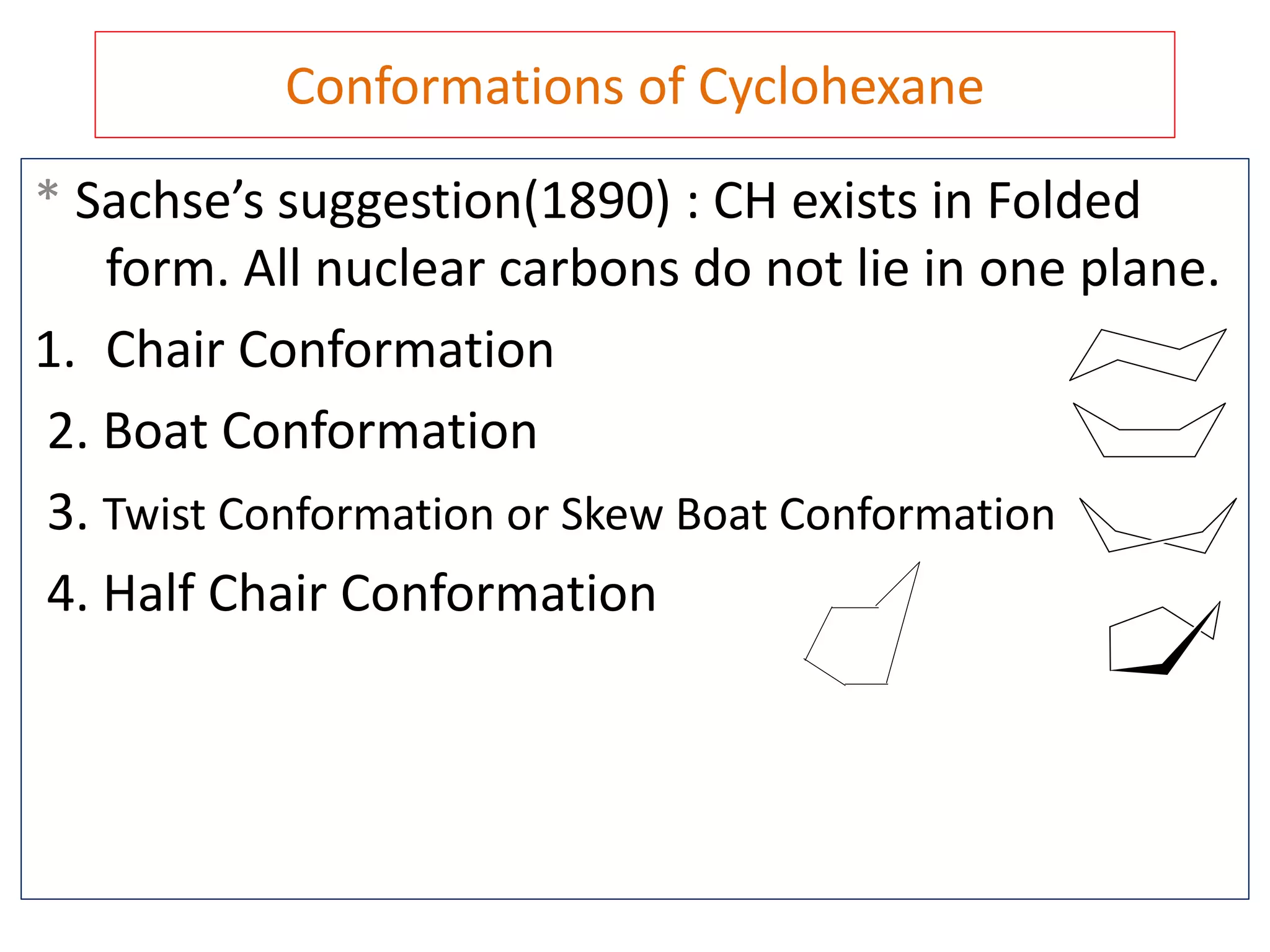 Conformational analysis of cyclohexane | PPTX