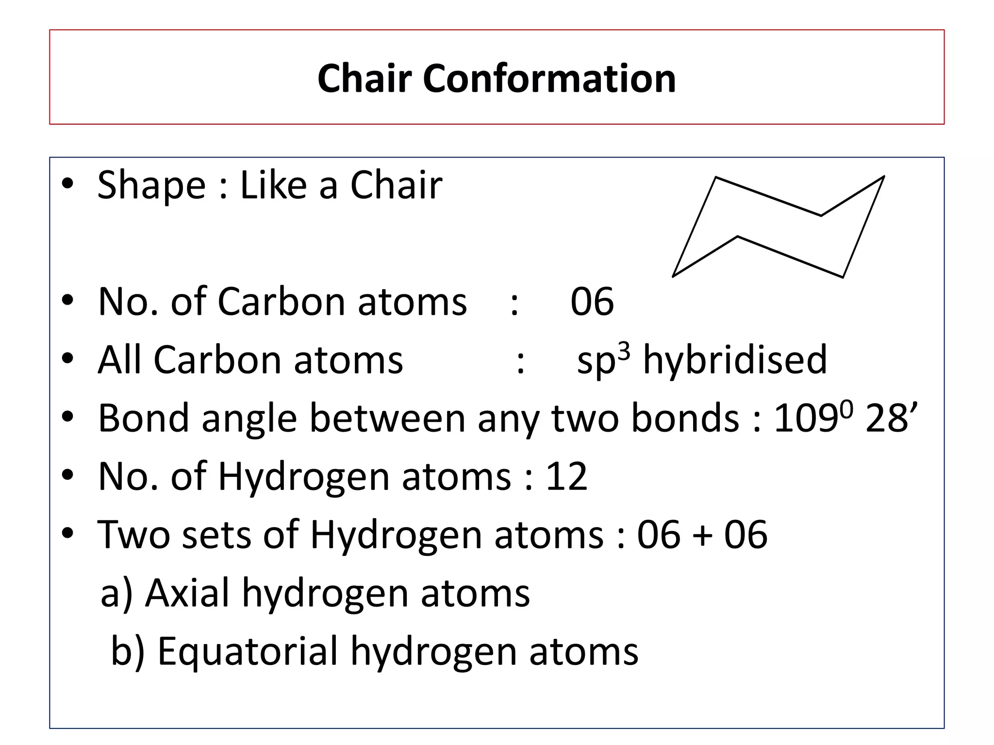 Conformational analysis of cyclohexane | PPTX