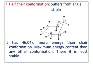 Conformational analysis of cyclohexane | PPTX