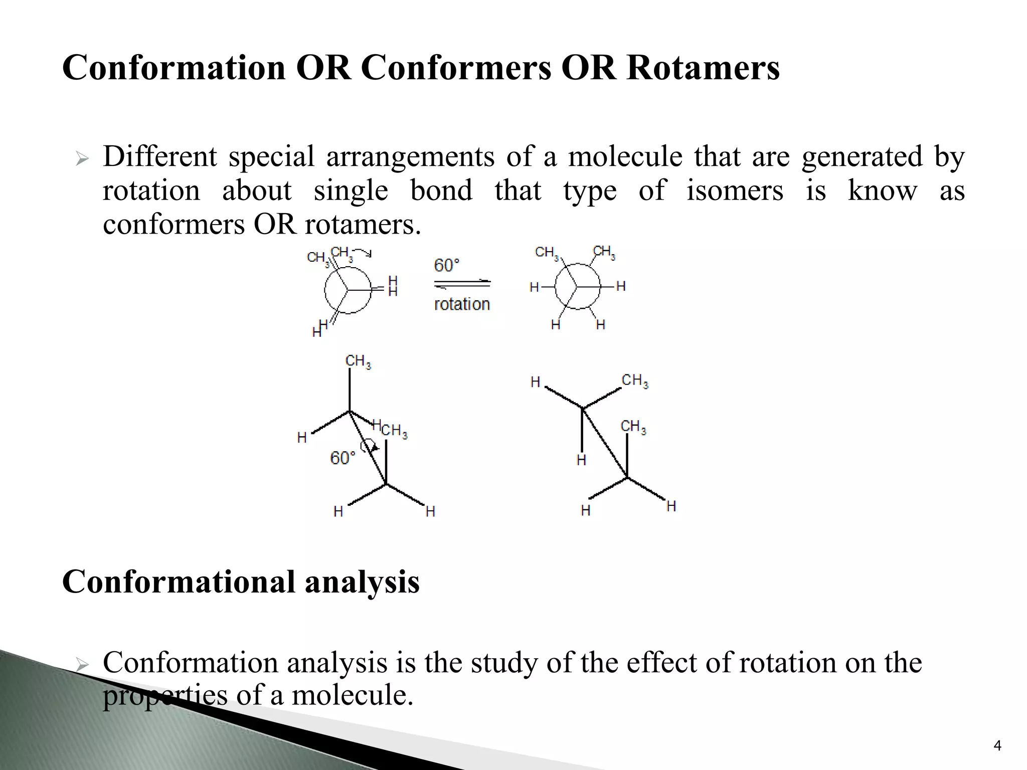 Conformational analysis of n butane | PPTX