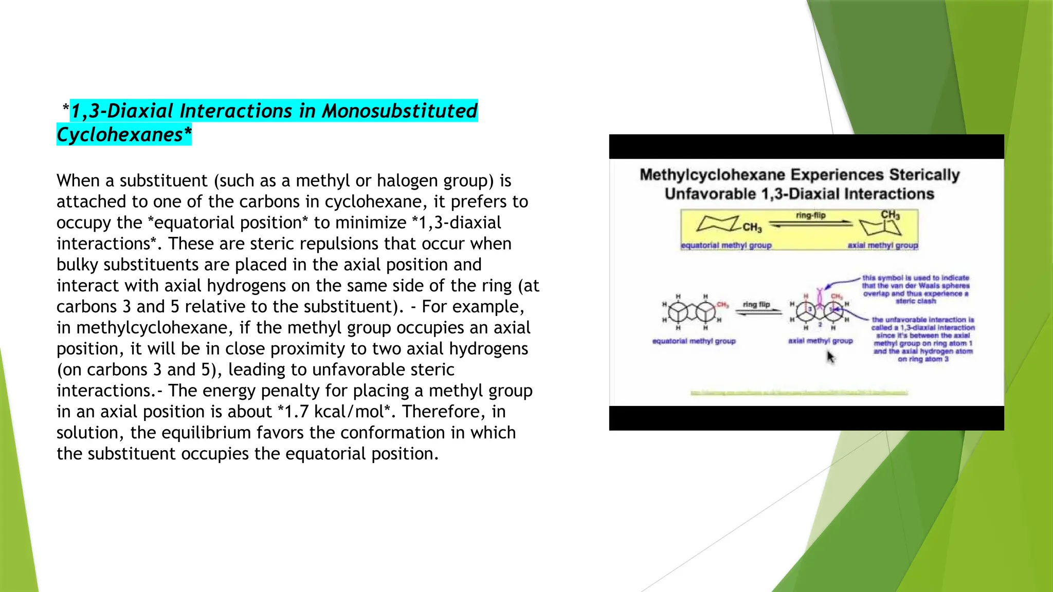 conformational isomerism in cyclohexane CHEM 102.pptx