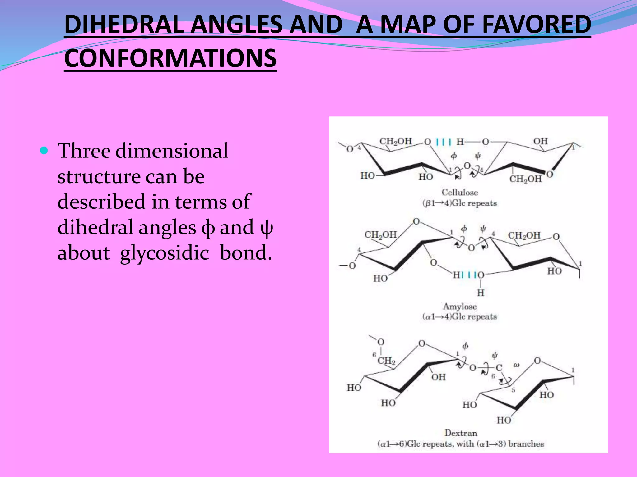 Conformational properties of polysaccharides | PPTX
