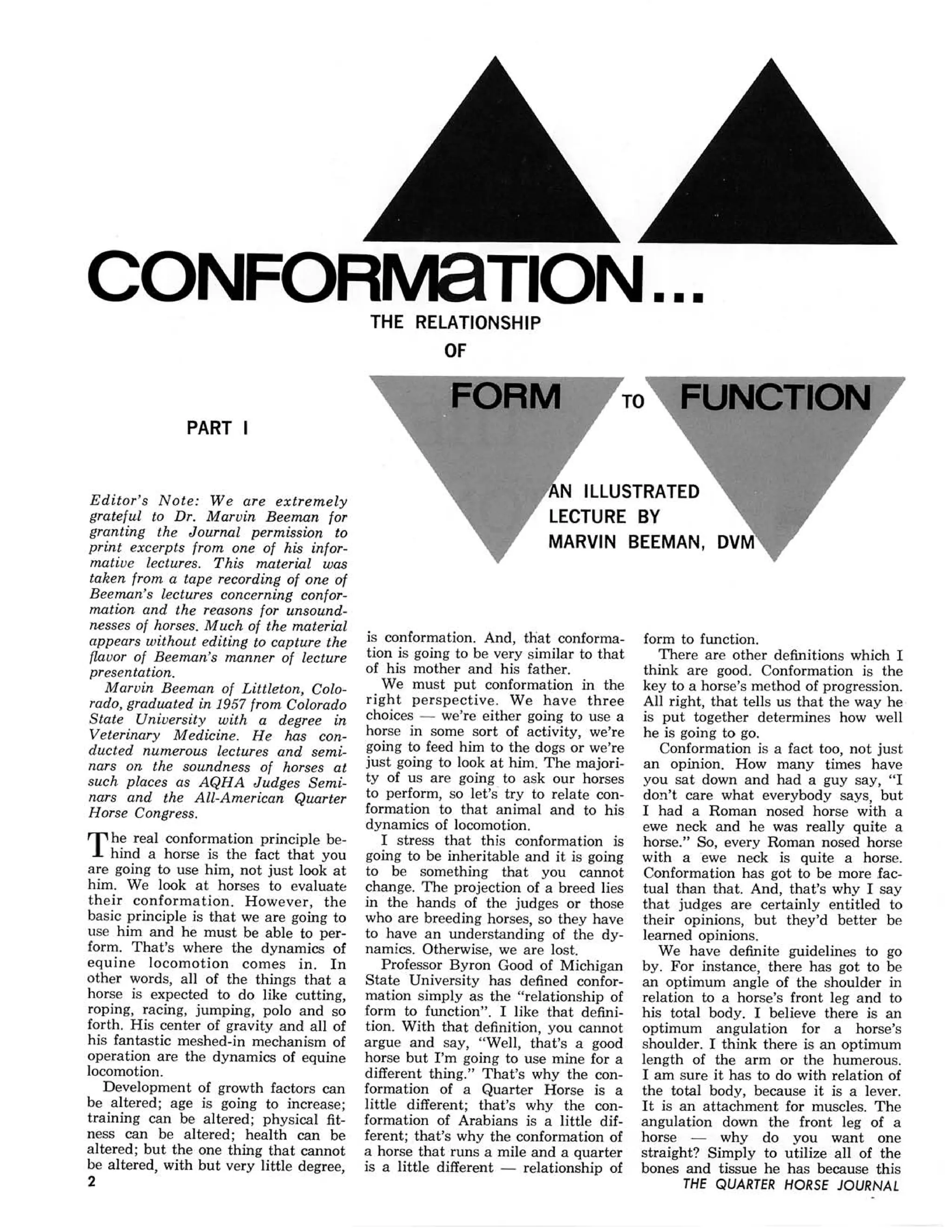 Conformation by dr. beeman | PDF