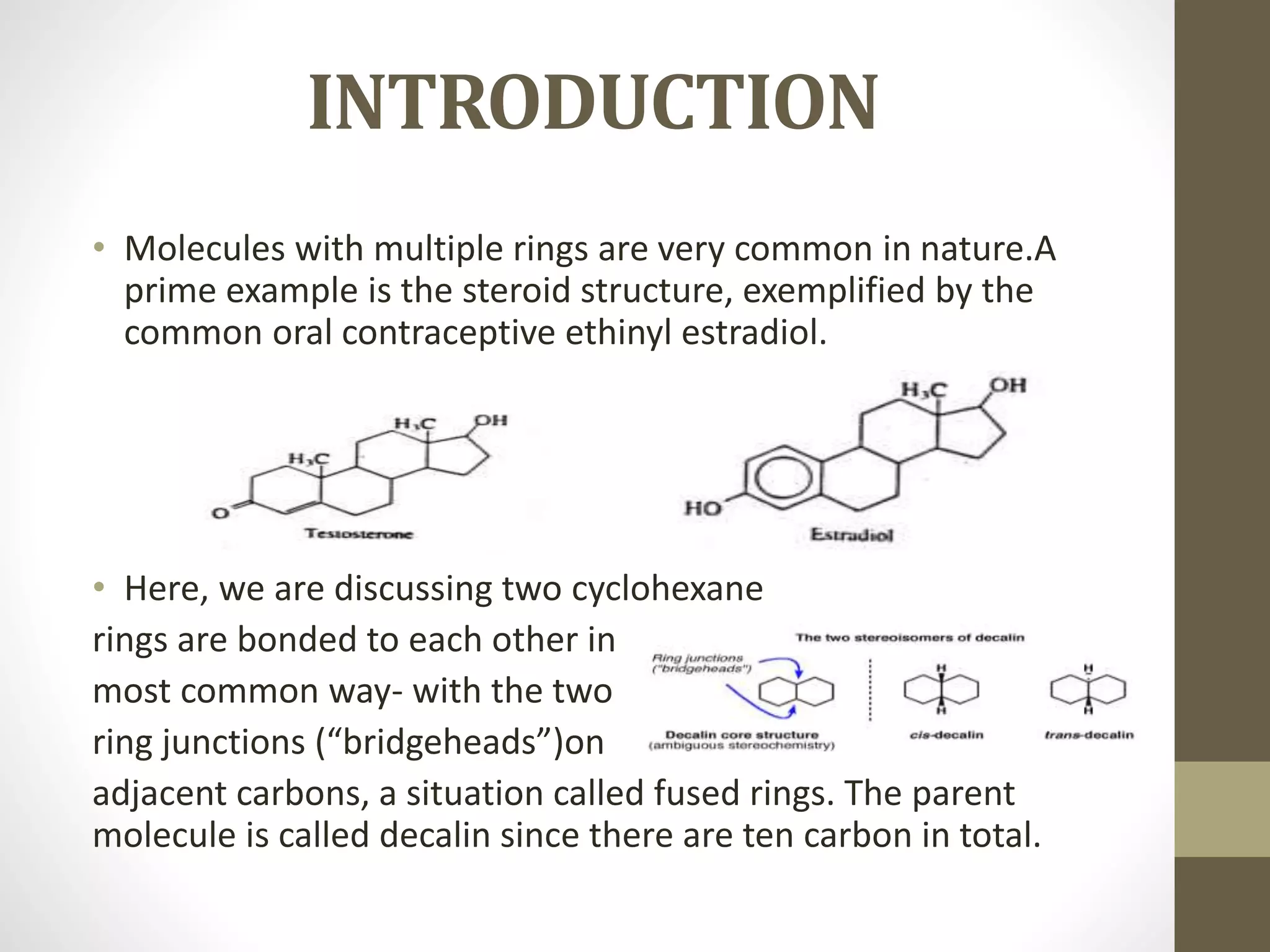 Conformations of fused rings | PPTX