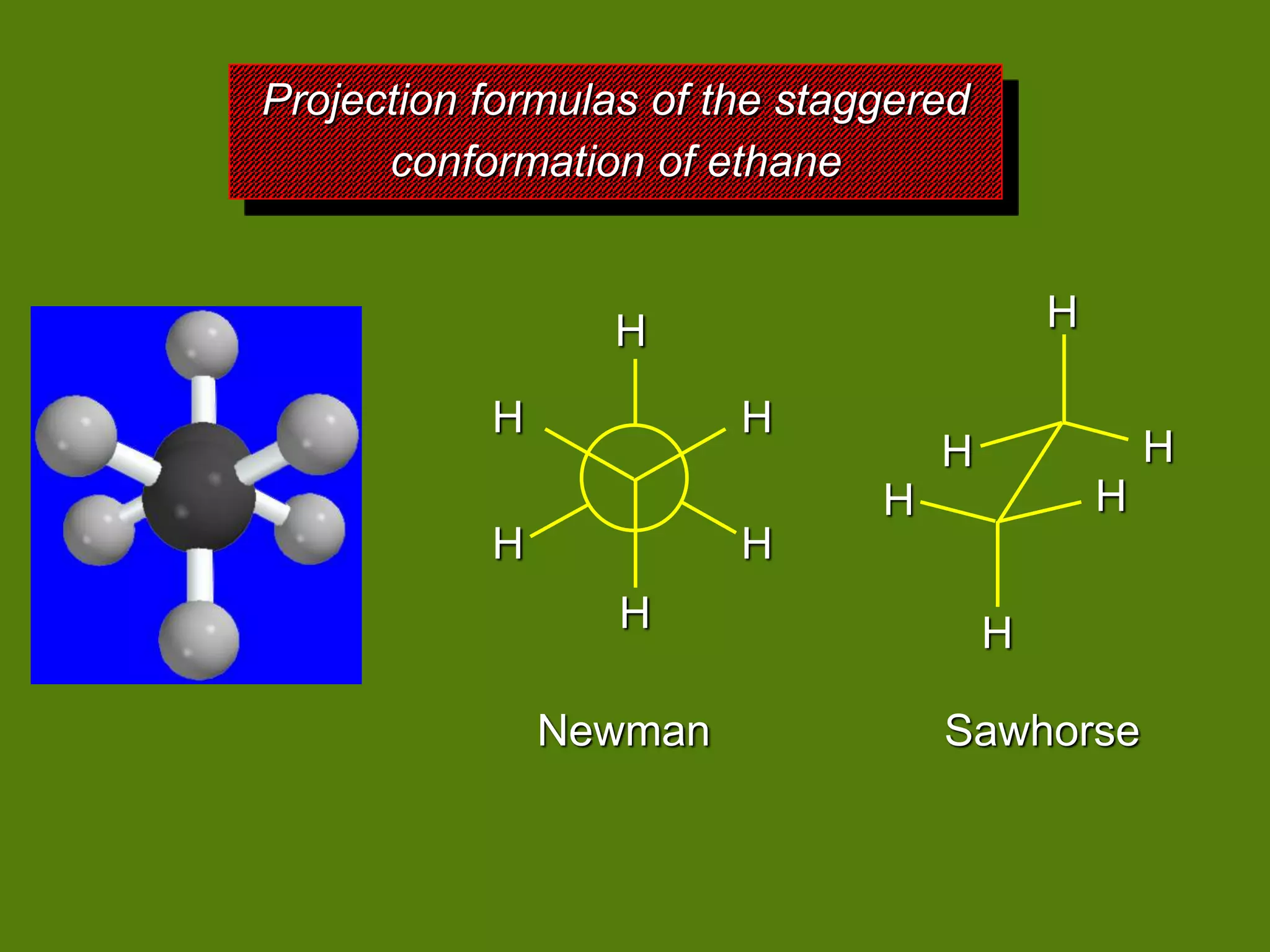 Conformation and Conformation Analysis of Alkanes and Cycloalkanes | PPT
