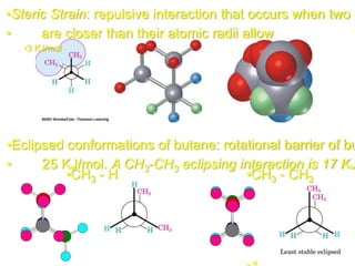 Stereochemistry of Alkanes and Cycloalkanes | PPT