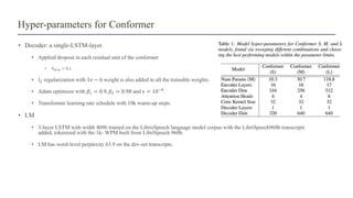 Conformer review | PPT