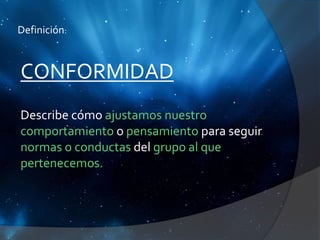 Conformidad | PPTX