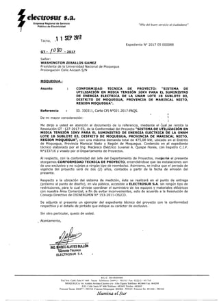 Conformidad tecnica sublote 03 | PDF