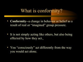 Conformity | PPT