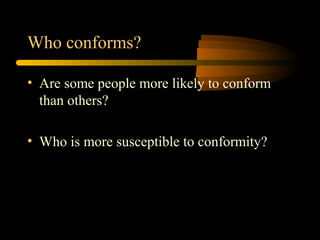 Conformity | PPT