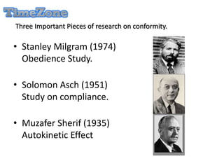 Conformity | PPTX | Education