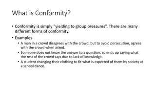Conformity | PPT | Free Download