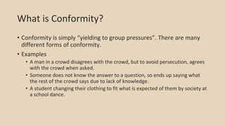 Conformity | PPT