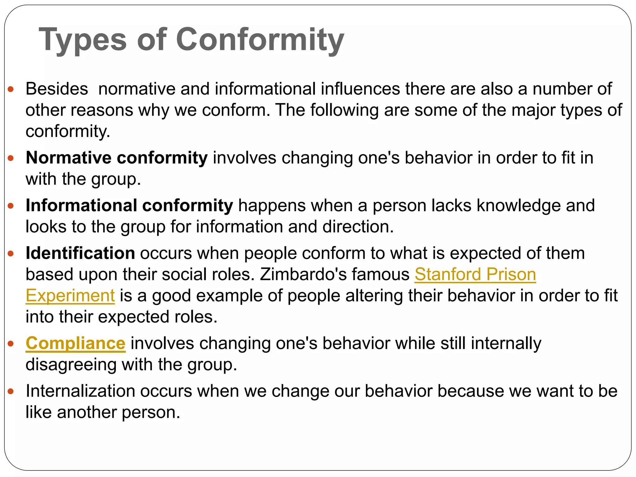 Conformity | PPTX
